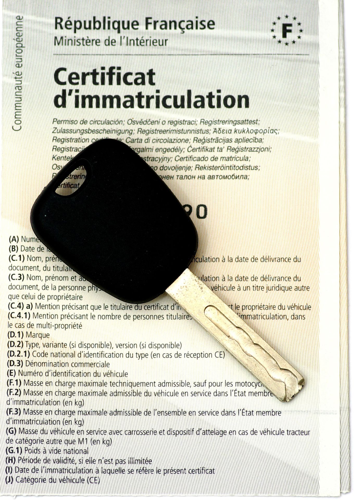 Changement de domicile carte grise